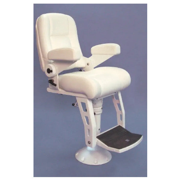 Stidd Admiral 500N low bad white pilot steering | helmet seat