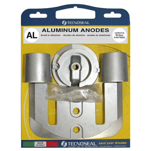 Bieden: Technoseal Mercury aluminium Bravo One anode kit