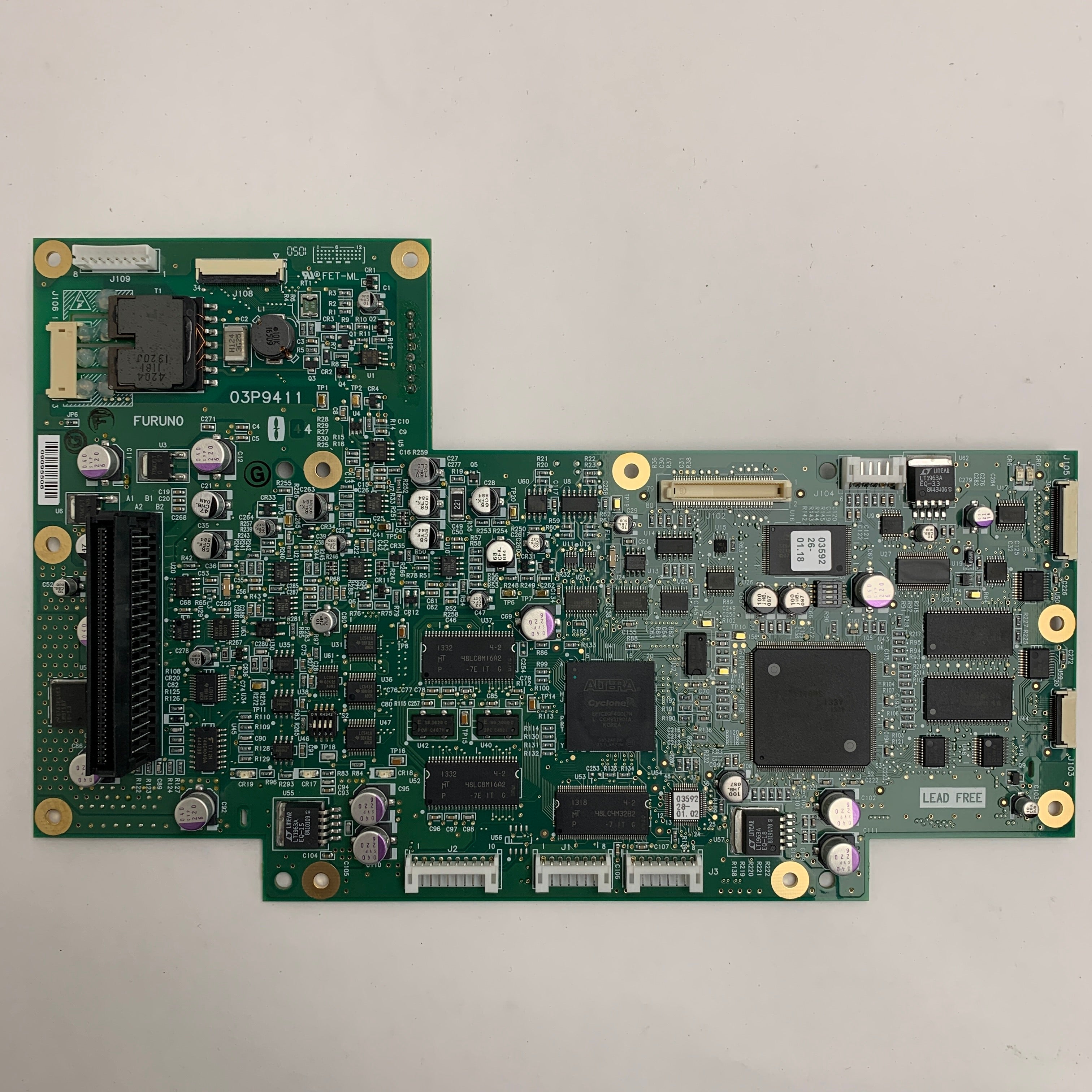 Furuno PCB 03p9411 Spu FR8XX2 for RDP150-008-554-010x