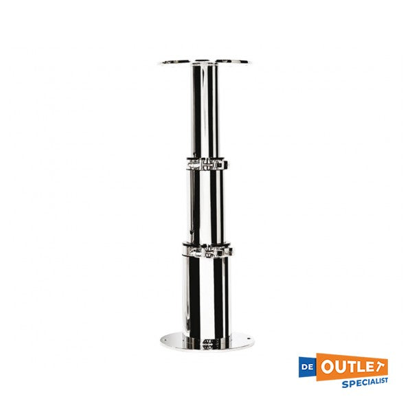 ATEP manually adjustable stainless steel table leg 325 - 710 mm